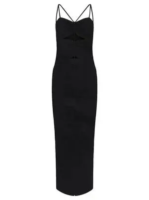 Altuzarra Suberi Cut-out Ribbed Dress - Black