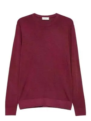 FERRANTE Crew-neck Top - Red