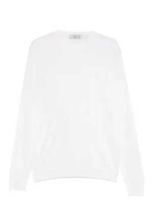 FERRANTE Crew-neck Top - White
