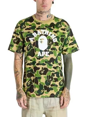 A BATHING APE Camo-print T-shirt - Green