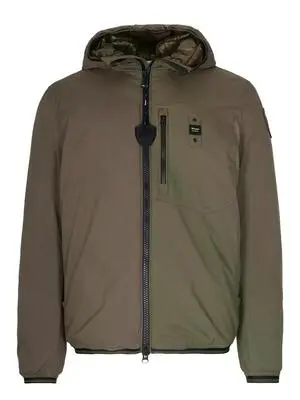 BLAUER. Hooded Jacket - Brown