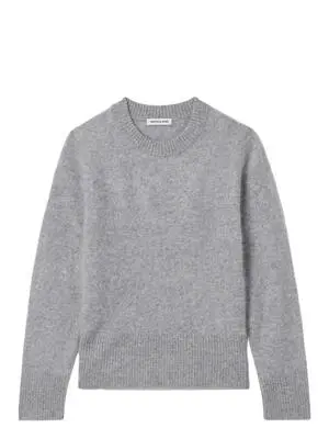 Veronica Beard Pippen Brushed Cashmere Sweater - Gray