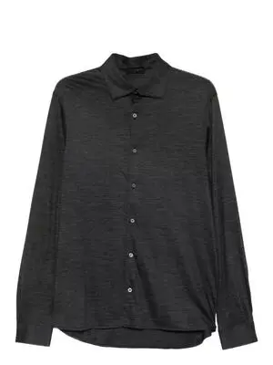 DELL'OGLIO Buttoned Shirt - Grey