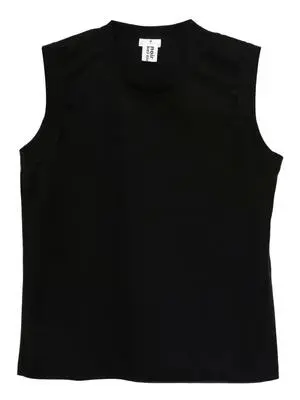 Noir Kei Ninomiya Cotton Tank Top - Black