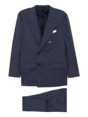 Kiton Single-breasted Suit - Blue