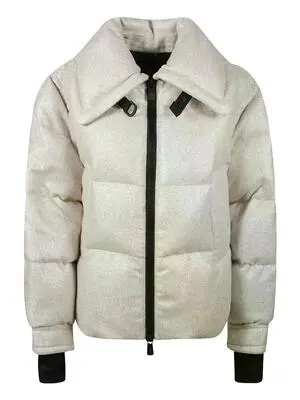 Moncler Sandane Collar Jacket - Neutrals