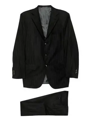 Kiton Single-breasted Suit - Black
