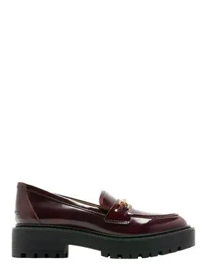 Sam Edelman Leather Loafers - Red