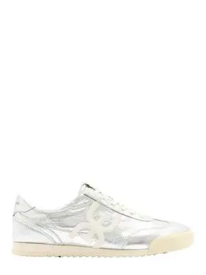 Sam Edelman Logo-embroidered Sneakers - Silver