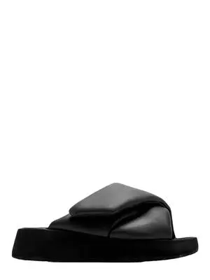BIRKENSTOCK Theda Padded Platform Sandals - Black