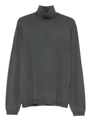Giorgio Armani Roll-neck Top - Grey
