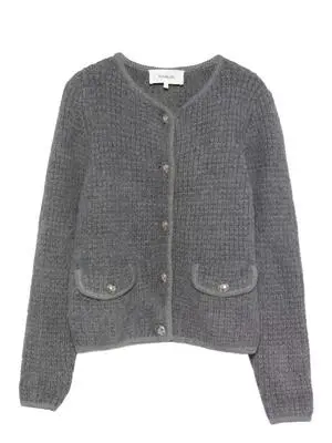 Ba&sh Harry Pocket Button-up Cardigan - Grey