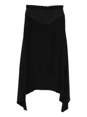 Stella McCartney Midi Zip Skirt - Black