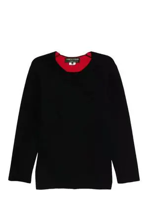 Comme Des Garçons Crew-neck Jumper - Black