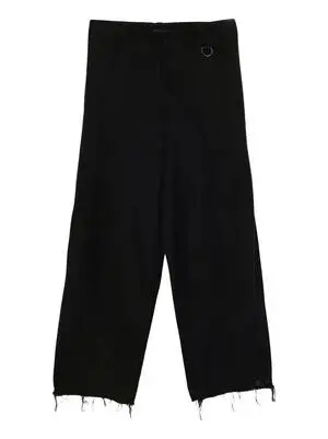 TEAM WANG DESIGN Draped Trousers - Black