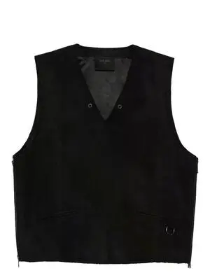 TEAM WANG DESIGN V-neck Vest - Black