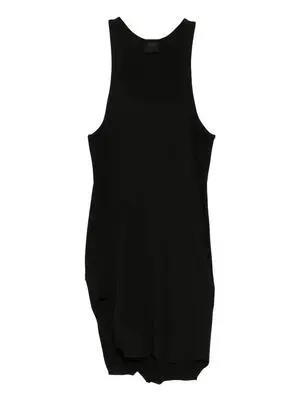 TEAM WANG DESIGN Raw-edge Tank Top - Black