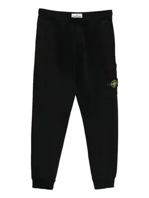 Stone Island Logo-patch Trousers - Black