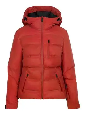 Aztech Mountain Hooded Ski Jacket - Red