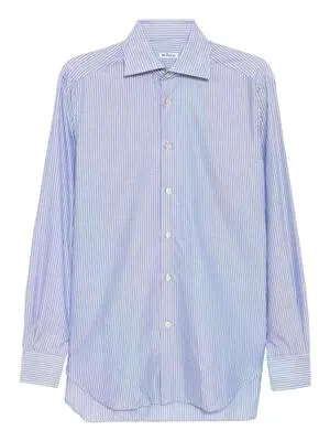 Kiton Stripe-printed Shirt - Blue