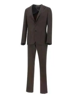 Corneliani Two-button Wool Suit - Brown