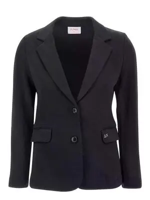 SUN 68 Notched-lapels Two-button Blazer - Black