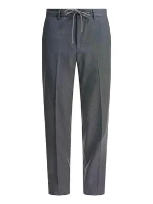 BRIGLIA 1949 Paloma Drawstring Trousers - Grey