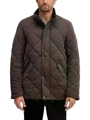 Barbour Quilted Buttoned Jacket - Brown