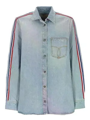 Fiorucci Stripe Pocket Shirt - Blue
