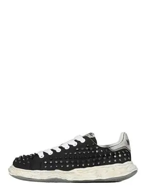 Mihara Yasuhiro Charles Studded Sneakers - Black