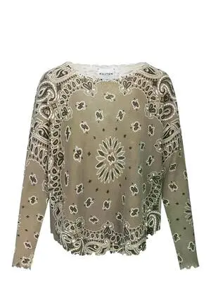 KUJTEN Paisley Print Blouse - Neutrals