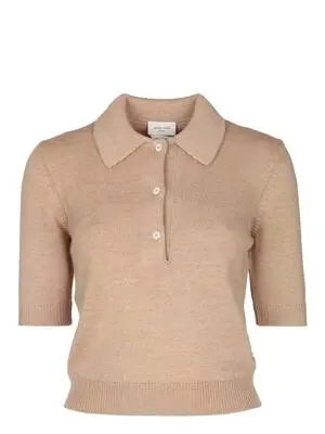 Jacob Cohen Wool Polo Top - Neutrals