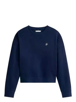 Tommy Hilfiger Embroidered-detail Sweatshirt - Blue