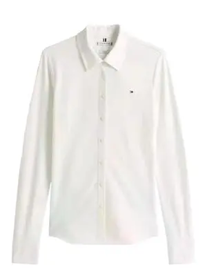 Tommy Hilfiger 1985 Long-sleeved Buttoned Shirt - White