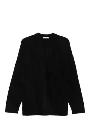 ENTIRE STUDIOS Ribbed Knit Sweater - Black