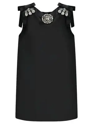 DOLCE & GABBANA Crystal-Embellished Mini Dress