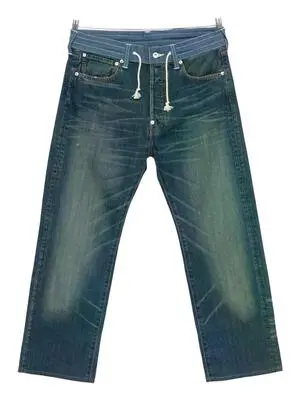 Junya Watanabe X Levi's Drawstring Jeans - Blue