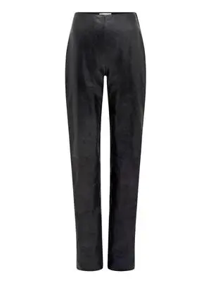 MARINE SERRE Glossy Moon Trousers - Black