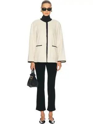 Donni. The Polar Fleece Jacket - Creme