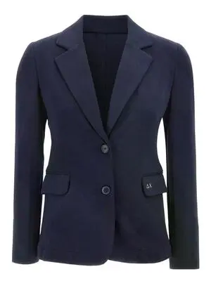 SUN 68 Notched-lapels Two-button Blazer - Blue