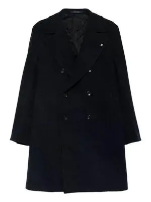 Tagliatore Wool Double-breasted Coat - Blue