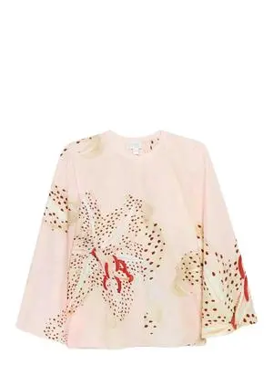 Giambattista Valli All-over Print Blouse - Pink