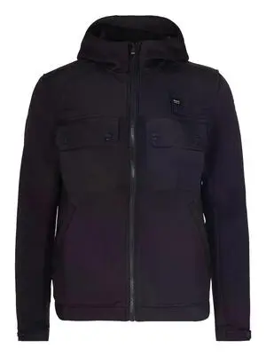 BLAUER. Hooded Pocket Coat - Black