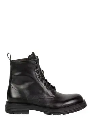FRANCO FEDELE Leather Biker Boots