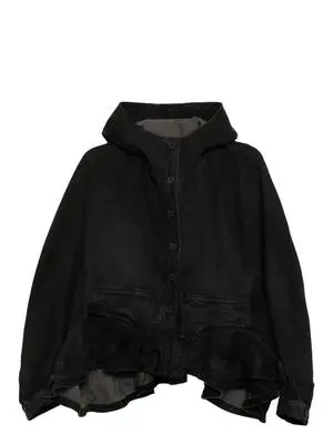RUNDHOLZ Hooded Cotton Jacket - Black