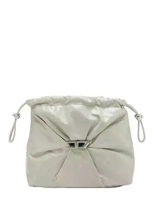 DIESEL® Leather Bucket Bag - White