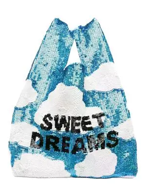 Ashish Sequin-embellished Tote Bag - Blue