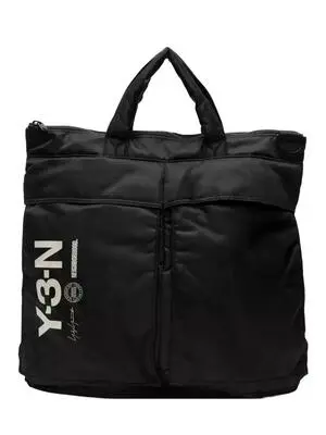 Y3 N Zip Tote Bag - Black