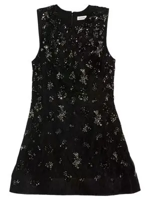 Simkhai Evelina Embellished Mini Dress - Black