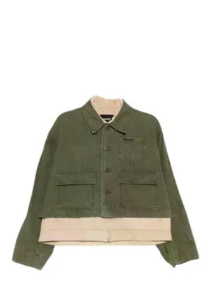 We11Done Doubled Work Jacket - Green
